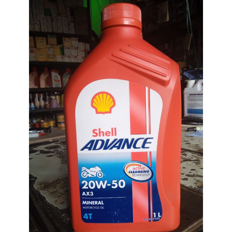 Jual SHELL ADVANCE AX3 20W-50 1 LITER | Shopee Indonesia
