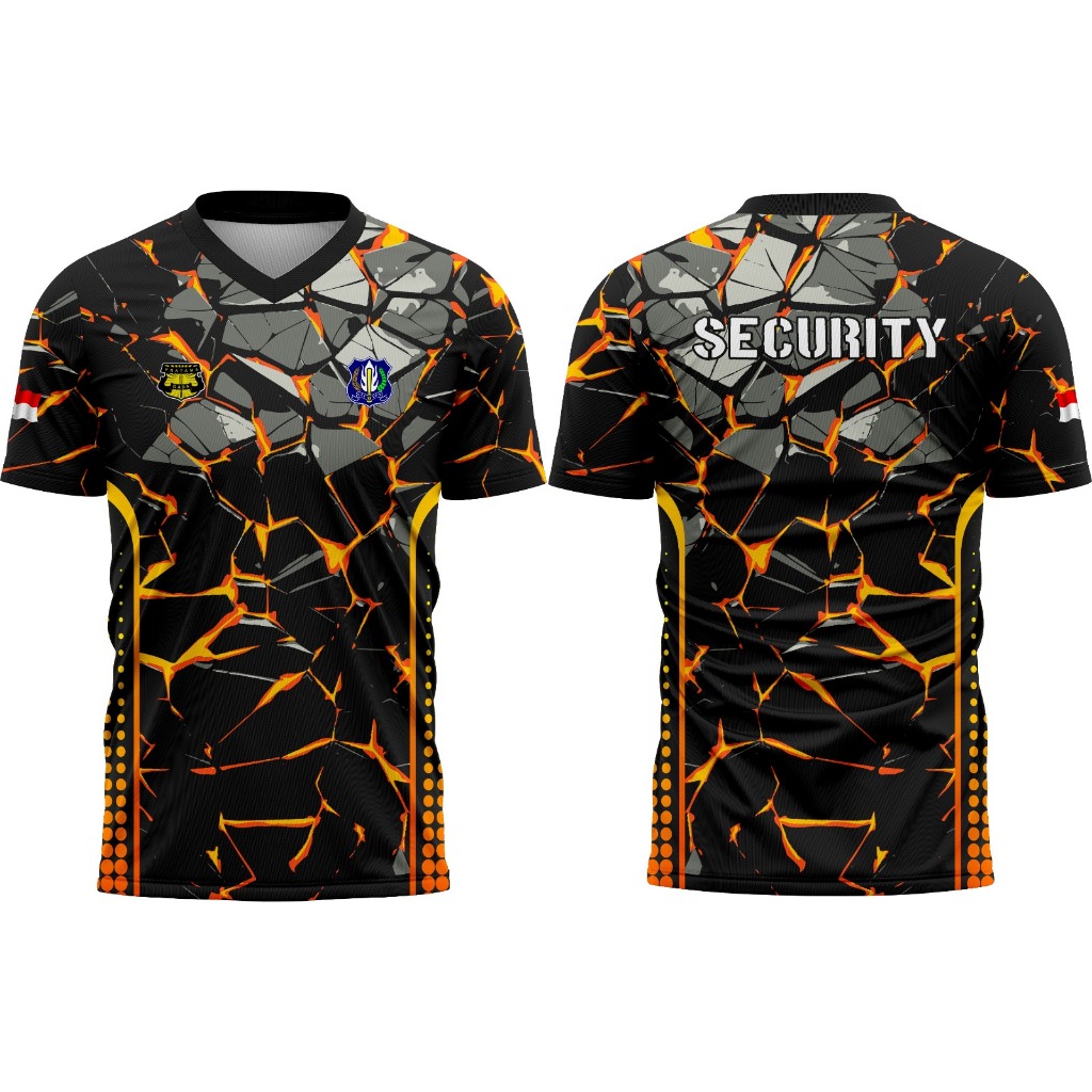 Jual JERSEY SECURITY TERBARU 2025//JERSEY CUSTOM FULLPRINTING//KAOS ...