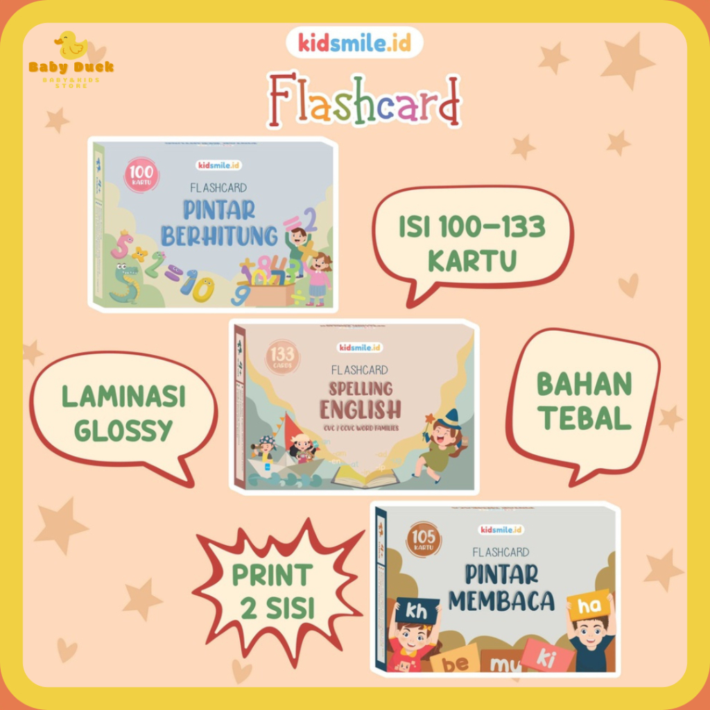 Jual Flash Card Pintar Membaca Berhitung Spelling English Flashcard ...