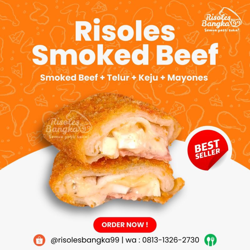 Jual Risoles Mayo Smoked Beef / Risoles Mayo Premium / Risoles Bangka ...