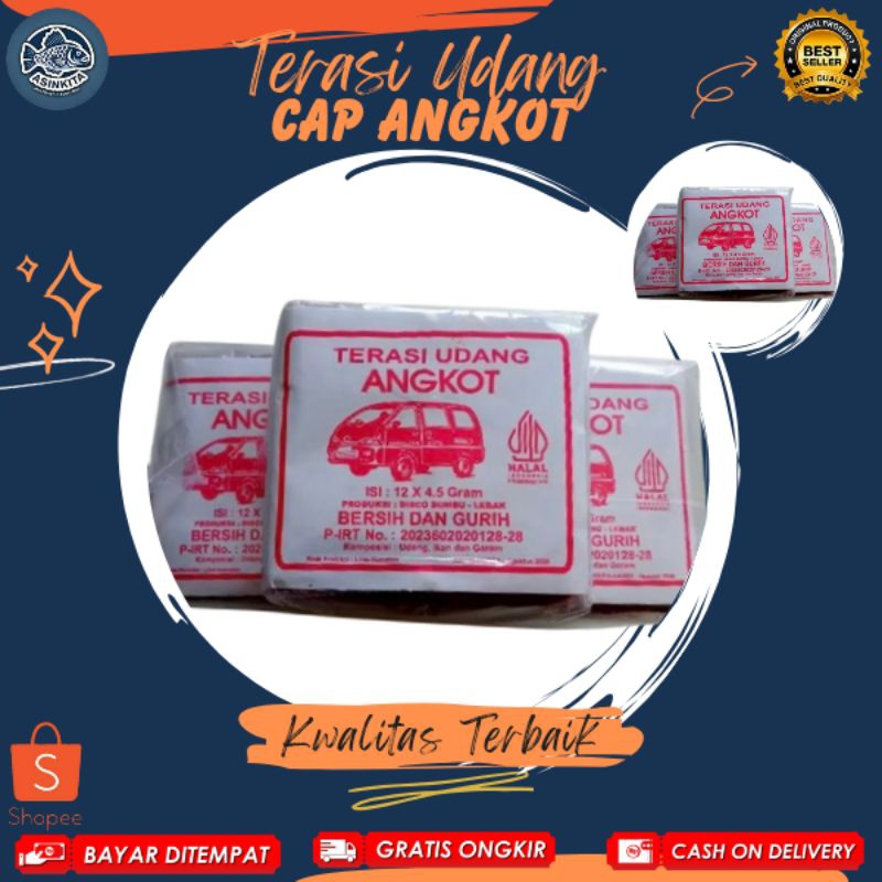 Jual Terasi Udang Cap Angkot 12 pcs | Shopee Indonesia