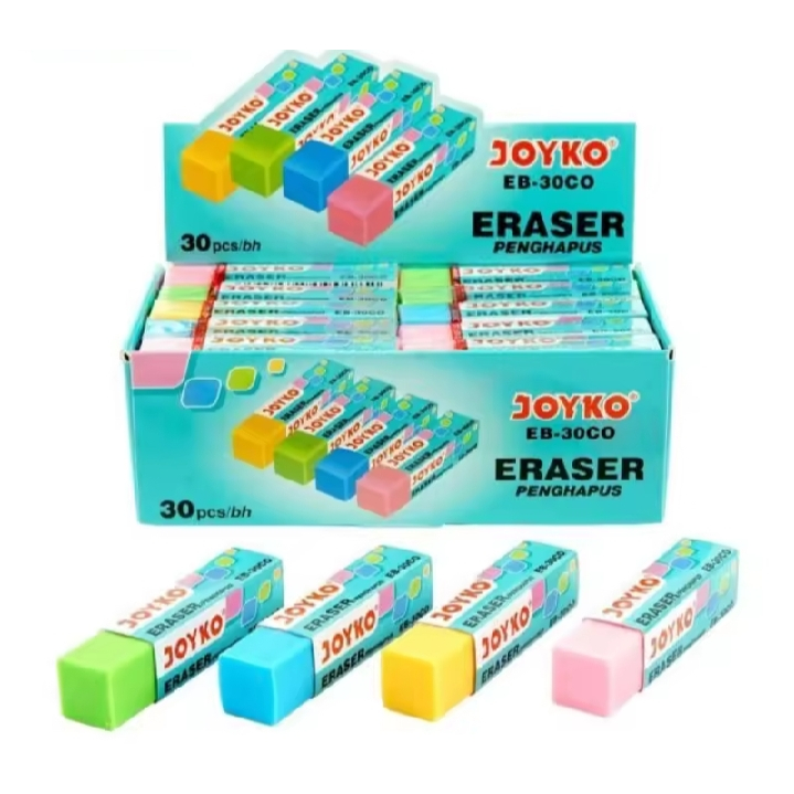 Jual (promo) penghapus ER-110 / penghapus warna warni 1 pak isi 40 pcs ...