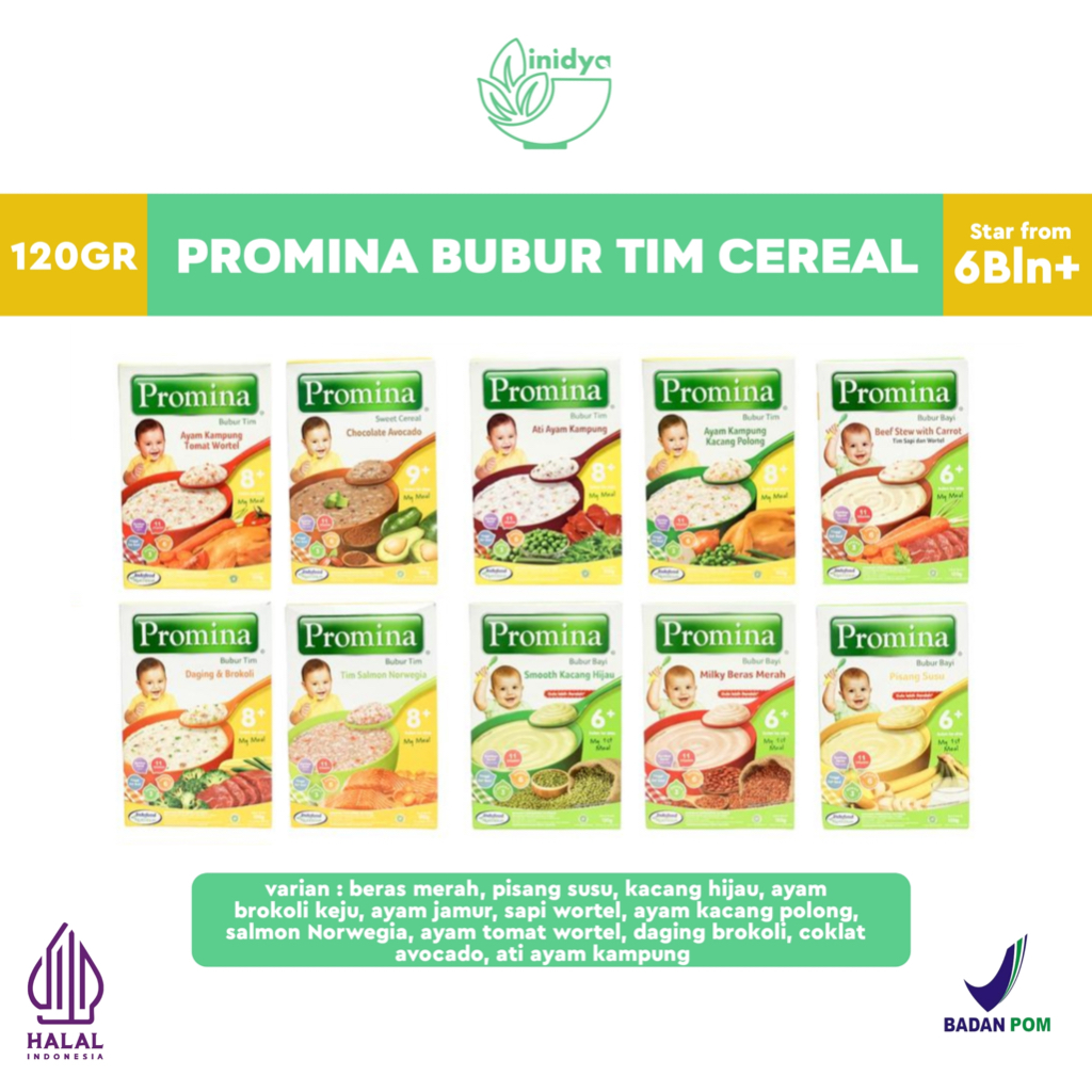 Jual PROMINA - Bubur Tim Cereal 120g | Makanan Mpasi Bayi | Bubur Bayi ...