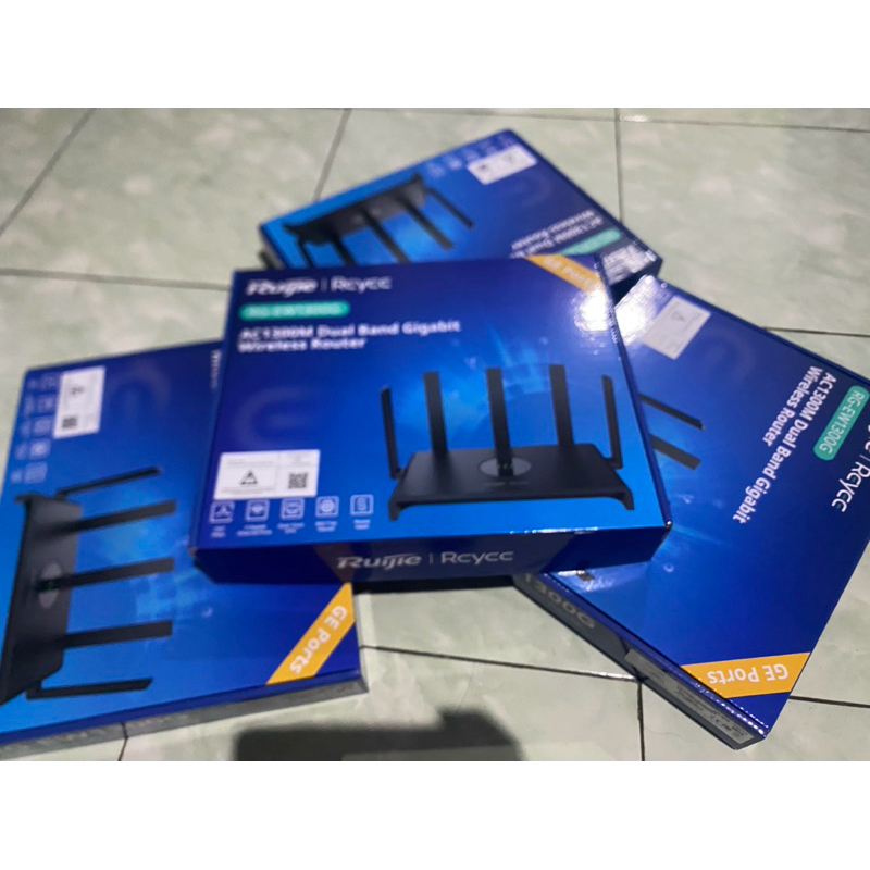 Jual Ruijie Reyee EW1300G Dual Band Gigabit Wireless Router | Shopee ...