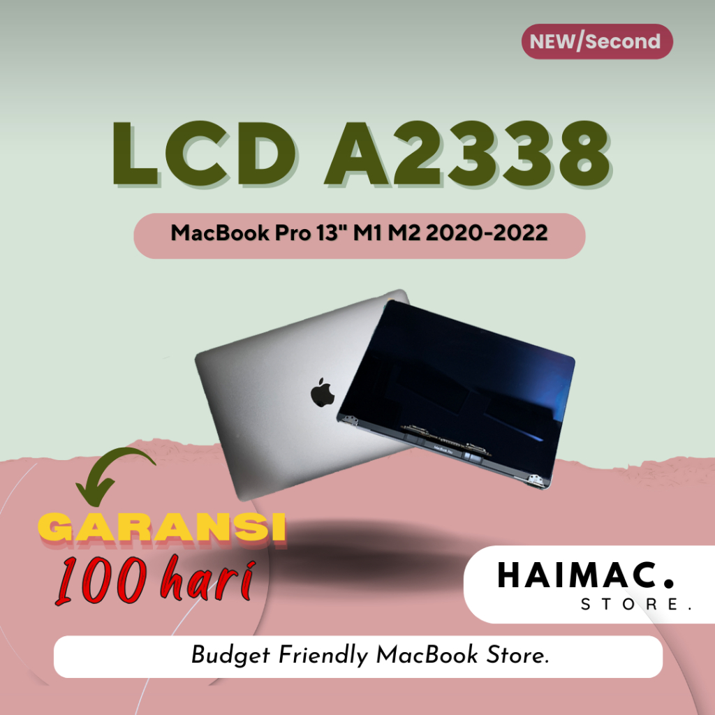Jual LCD A2338 - MacBook Pro 13" M1 M2 2020-2022 LCD Panel || Original ...