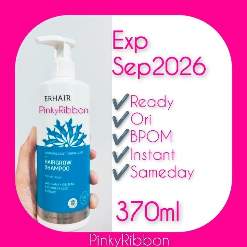 Jual 370ml Erha Erhair Hairgrow Shampoo Sampo Rambut Rontok | Shopee ...