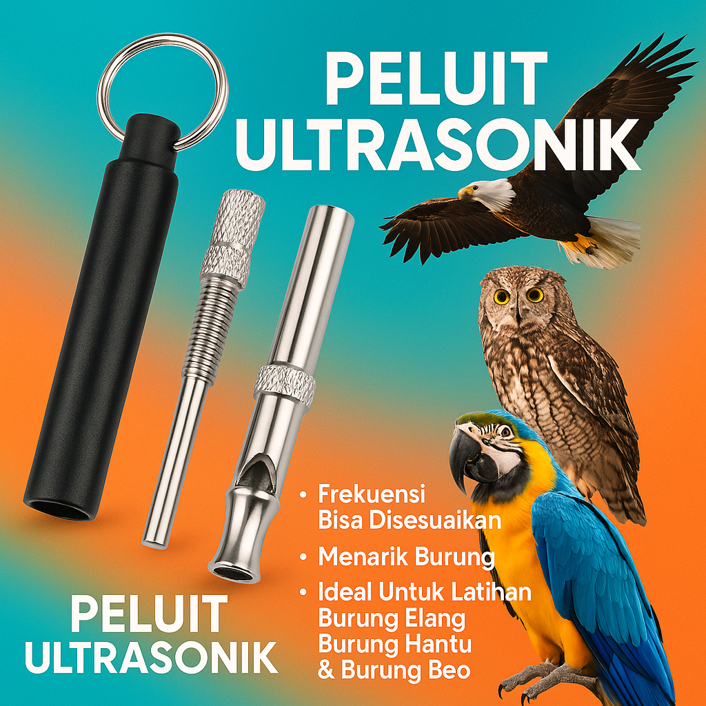 Jual PELUIT ULTRASONIK - Pluit Alat Bantu Melatih Panggilan Whistle ...