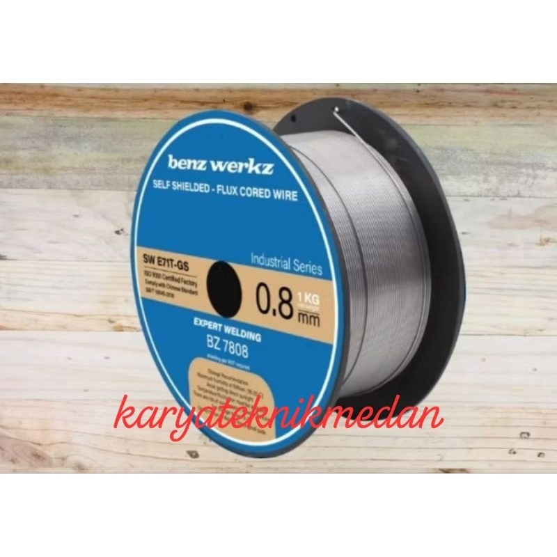 Jual Benz Werkz Kawat Las Mig 0.8MM 1KG Flux Cored Wire | Shopee Indonesia