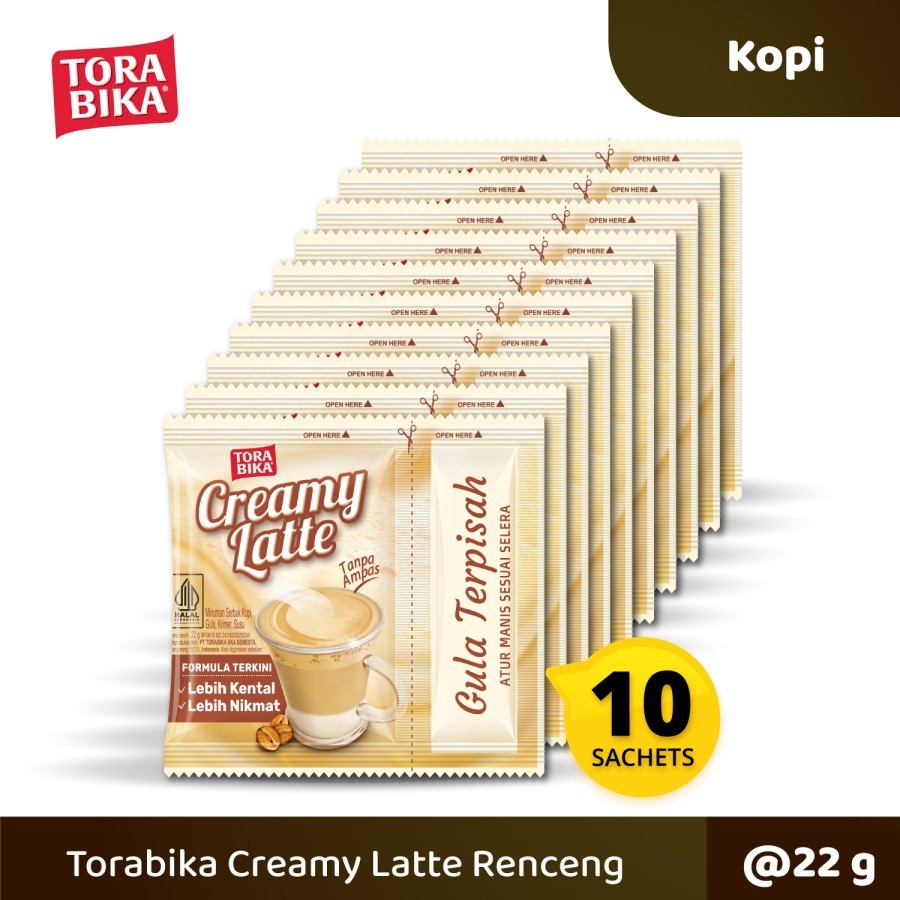 Jual Torabika Creamy Latte Renceng 10 Sachet | Shopee Indonesia
