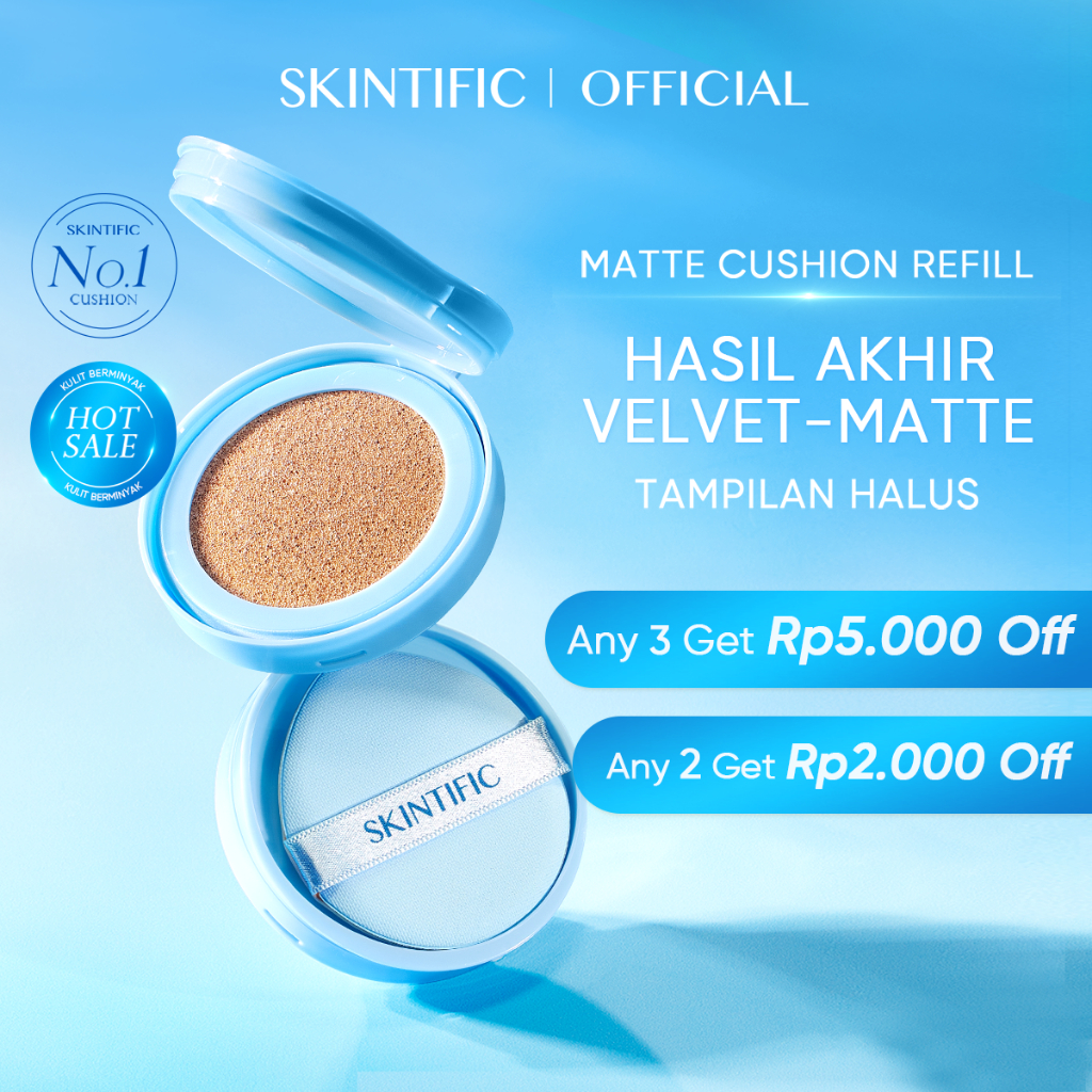 Jual SKINTIFIC - Perfect Stay Velvet Matte Cushion - Refill 11ml ...