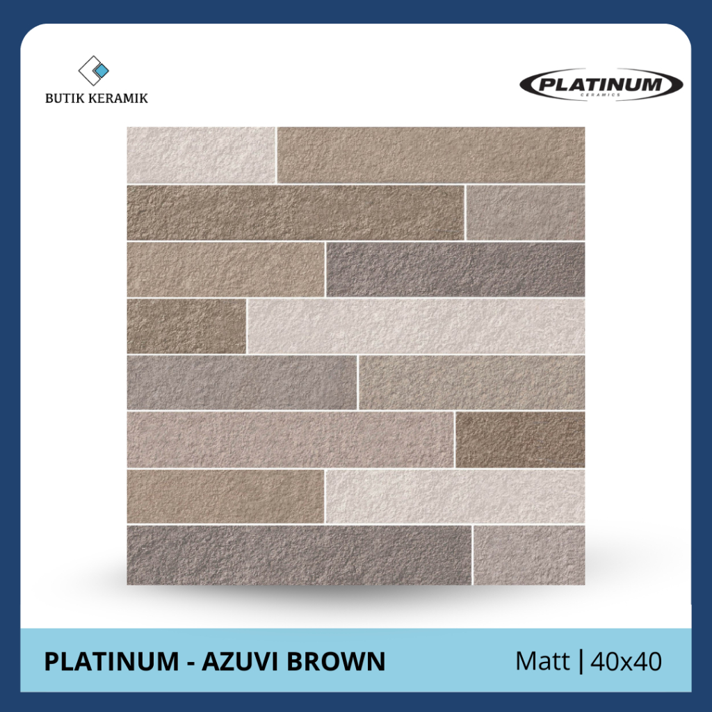 Jual Keramik 40x40 Matt | Platinum | Azuvi Series | Matt Kasar | Grade ...