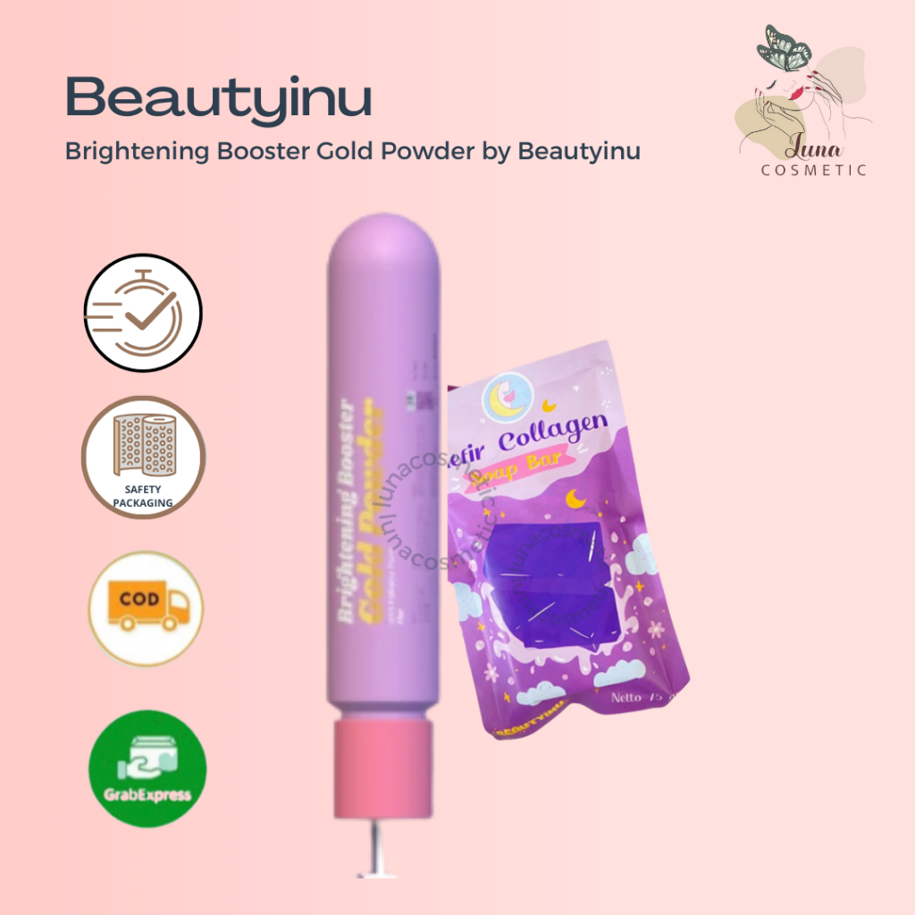 Jual [READY STOCK] Kefir Collagen Soap & Brightening Booster Gold ...