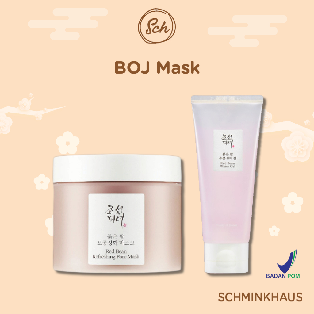 Jual [BPOM] BOJ/BEAUTYOFJOSEON Red Bean ( Refreshing Pore Mask 140ml ...