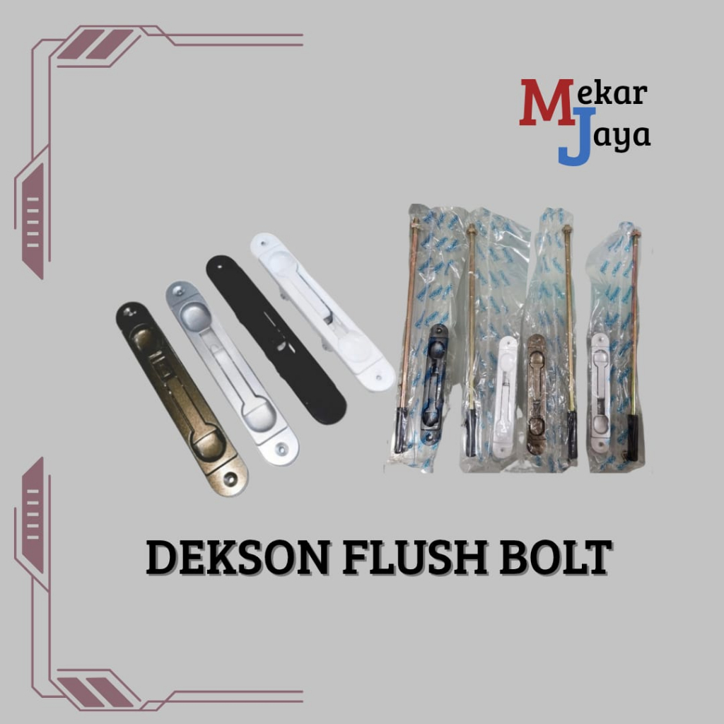 Jual DEKSON FLUSH BOLT/ GRENDEL TANAM ALUMUNIUM | Shopee Indonesia