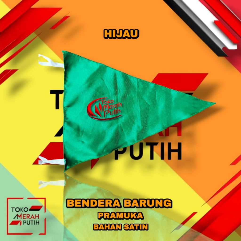 Jual Bendera barung pramuka siaga SD warna HIJAU Bijian | Shopee Indonesia