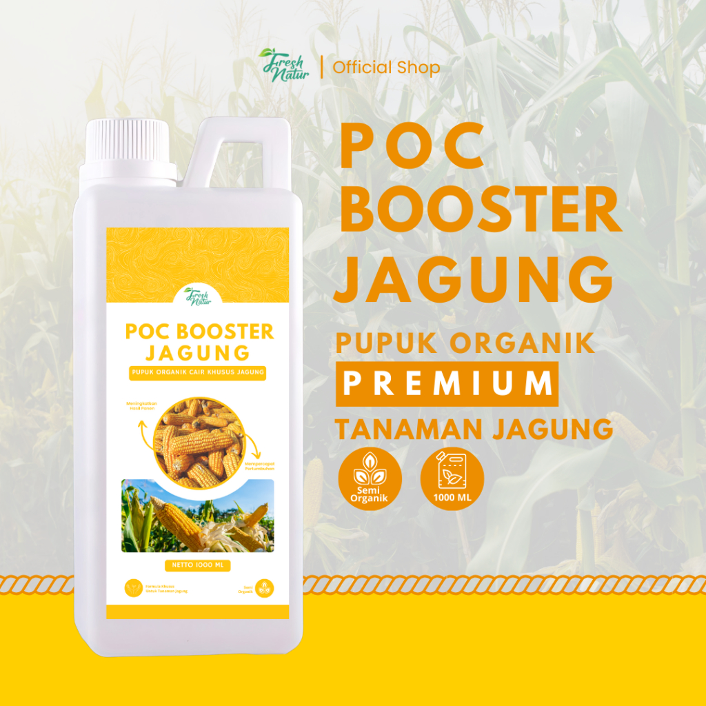 Jual POC BOOSTER JAGUNG 1 LITER - Pupuk Organik Cair dan ZPT - Mempercepat Pertumbuhan dan ...