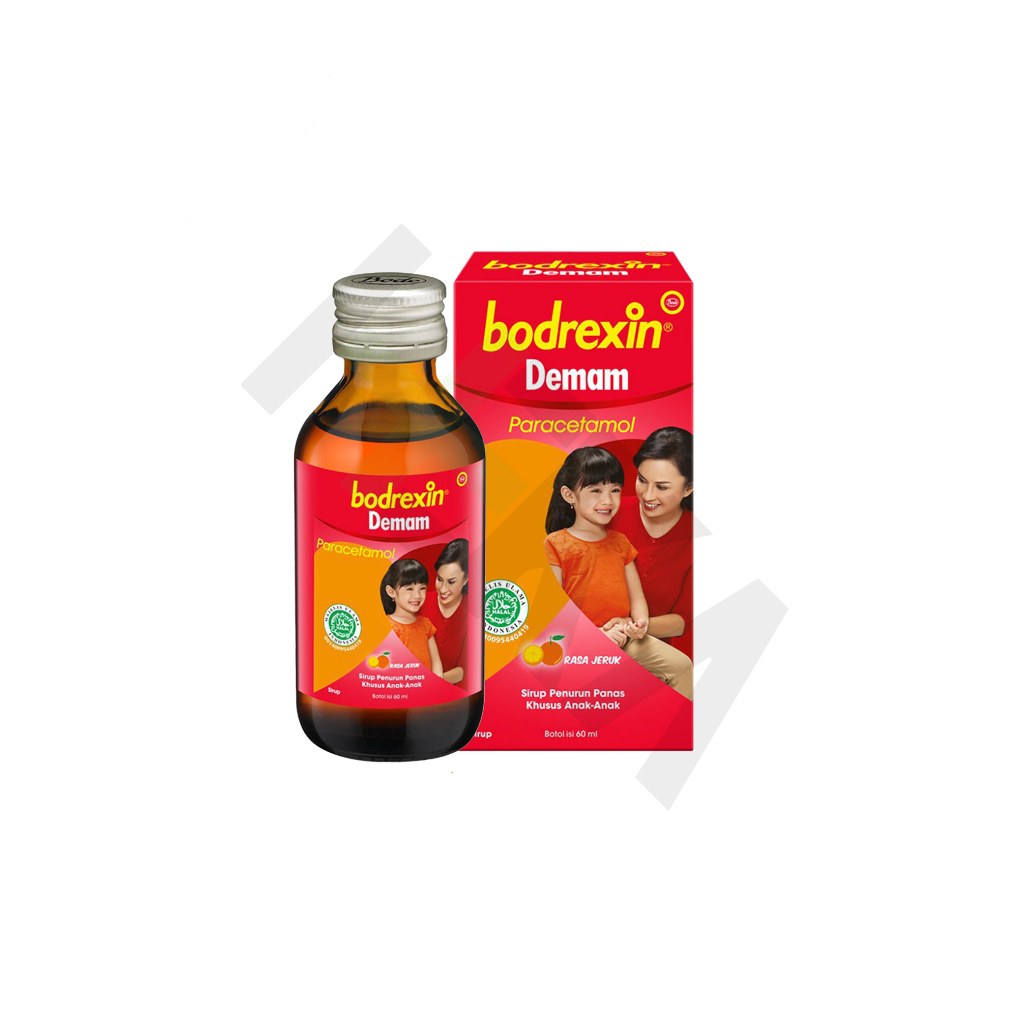 Jual Bodrexin Demam Sirup Paracetamol Penurun Panas Rasa Jeruk 60 ml ...