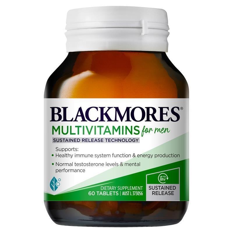 Jual Blackmores Multivitamin For Men Sustained Release 60 Tablets | Shopee Indonesia