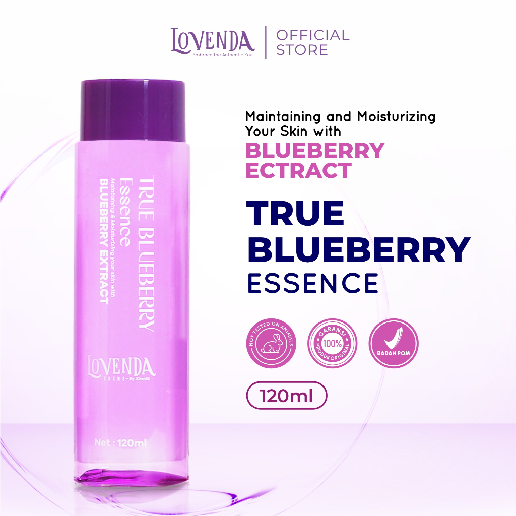 Jual Lovenda True Blueberry Essence 120ml - Hydrating Face Essence ...