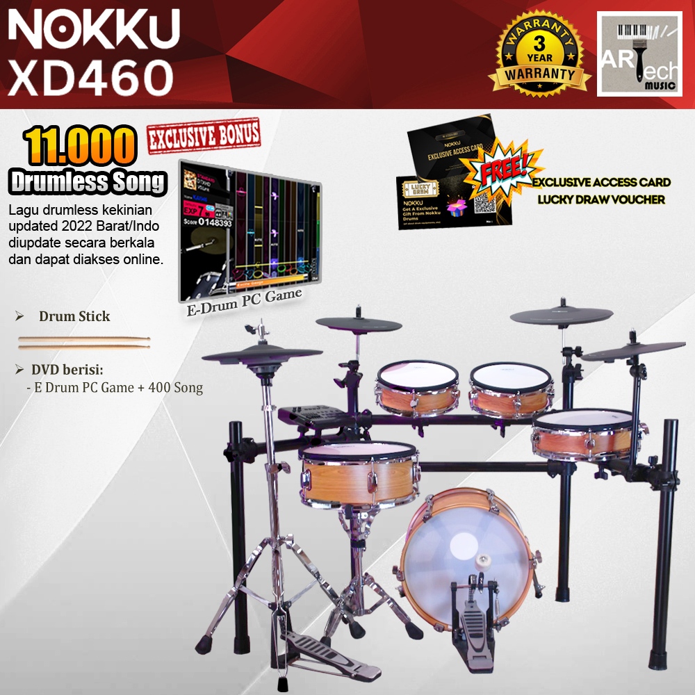 Jual Drum Elektrik NOKKU XD460 / XD 460 / X D460 / XD-460 Electric Drum ...