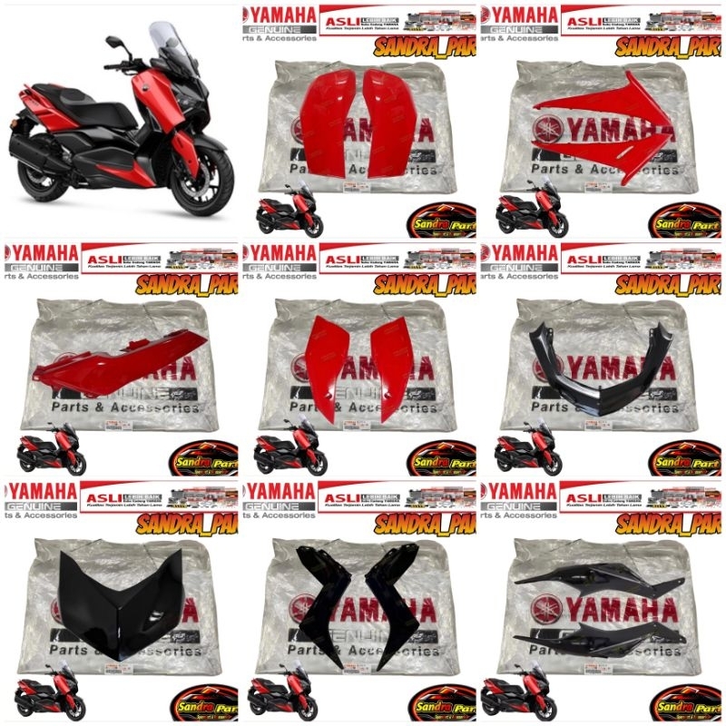 Jual COVER BODY HALUS FULL ALL NEW XMAX V2 MERAH GLOSY 2023 2024 ...