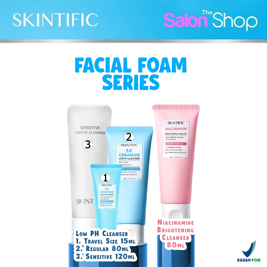 Jual SKINTIFIC Facial Foam Cleanser Series | All Variant Facial Foam ...