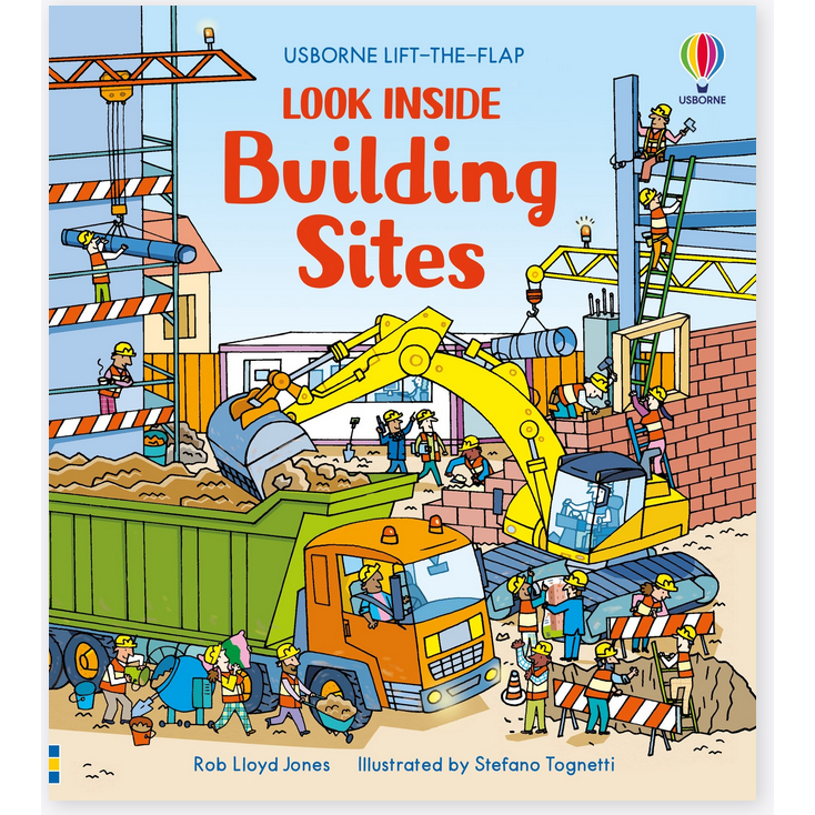 Jual Look Inside Building Sites Buku Import Lift the Flap Look Inside ...