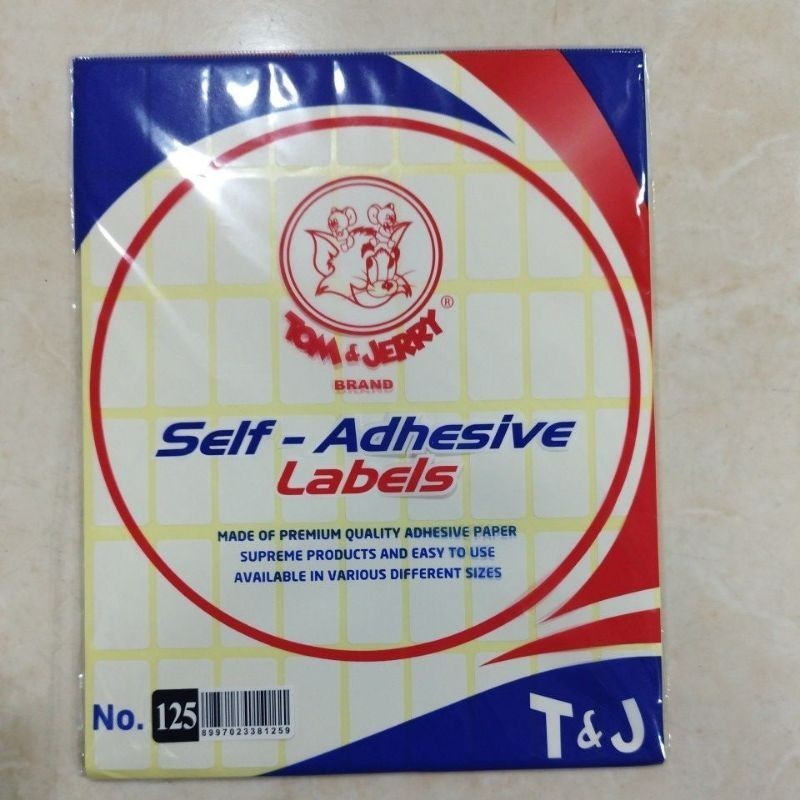 Jual Tom & Jerry Self-Adhesive Labels/Label Undangan No.125 (16 x 31mm ...