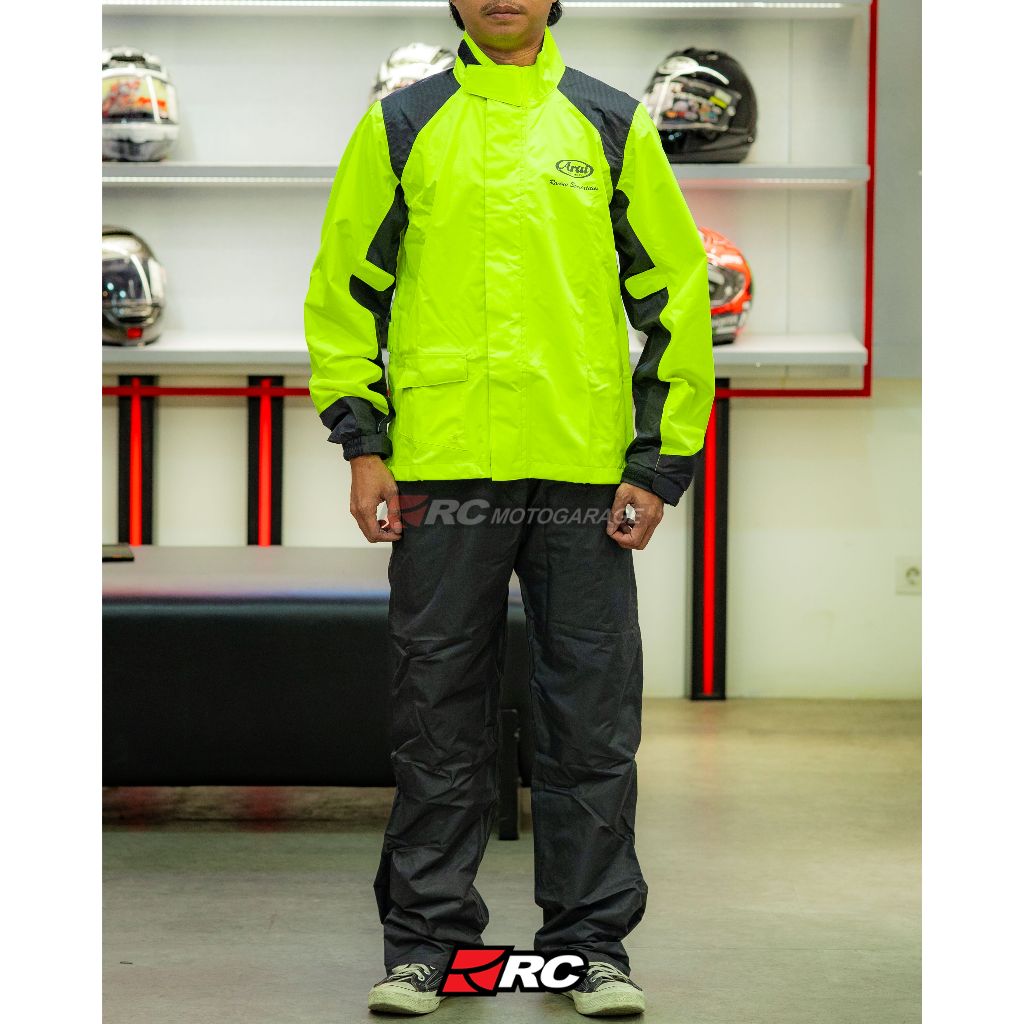 Jual Jas Hujan - Arai Racing Specialities Raincoat Yellow Original ...