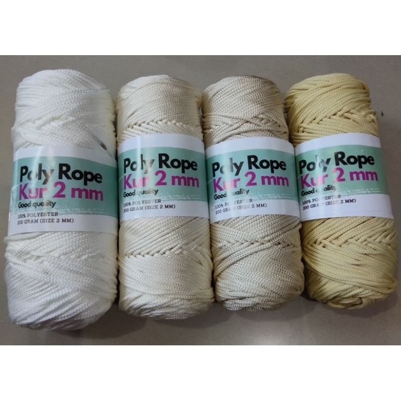 Jual Benang Poly Rope 2mm (Tali Kur 2mm) | Shopee Indonesia