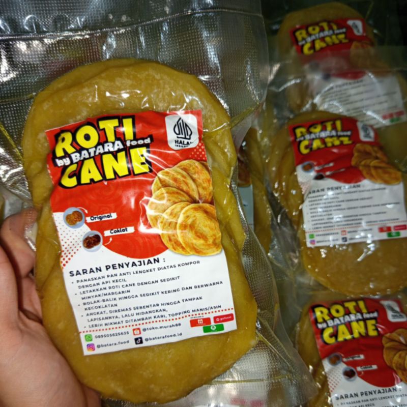Jual ROTI CANE FROZEN / CANAI / ROTI MARYAM LEMBUT BERLAPIS ...