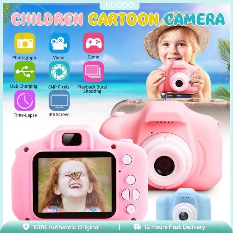 Jual KUGOO Kamera Anak Digital HD / Mini Anak Kids Action Camera ...