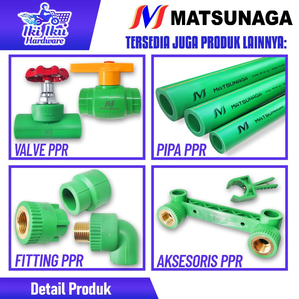 Jual Matsunaga Sambungan Sock PPR - Pipa x Ulir Luar | Shopee Indonesia