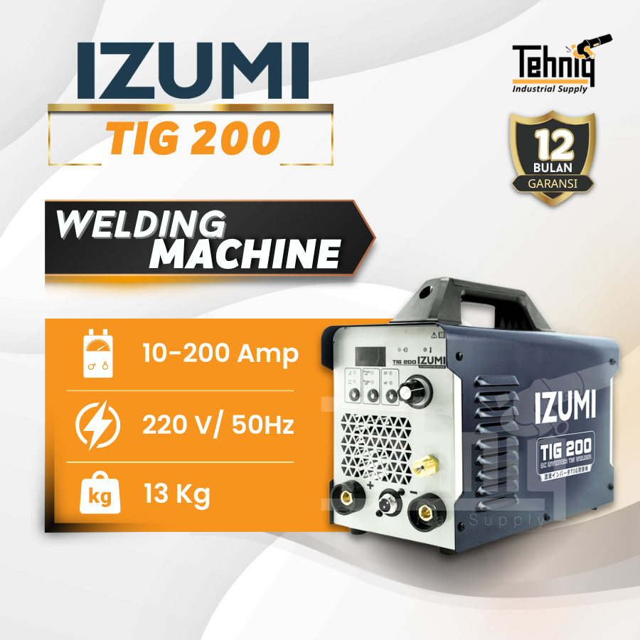 Jual Izumi TIG 200 Mesin Las Argon Listrik Steinless Travo Inverter ...
