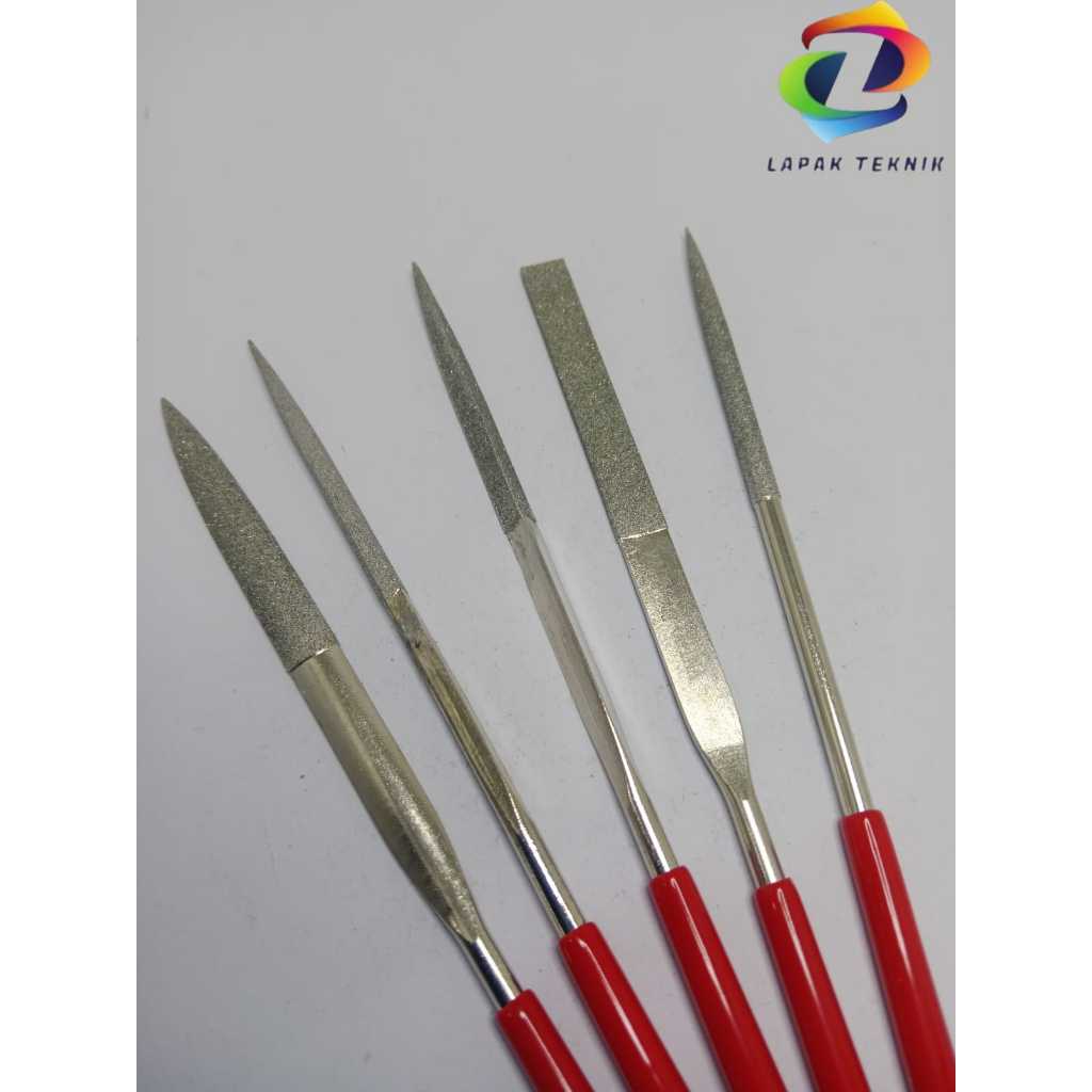Jual MATA UKIR DIAMOND FILESSATU SET ISI 5 Pcs Ukuran 160x4 mm | Shopee ...