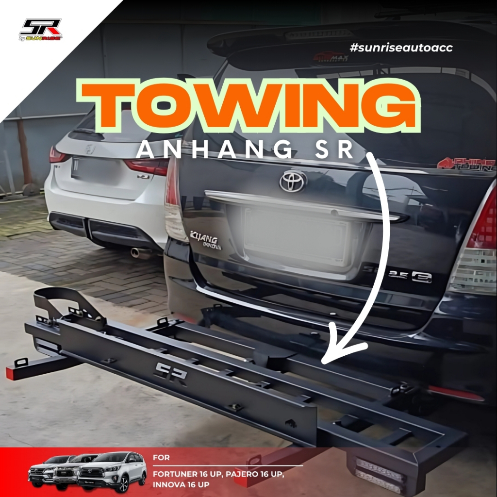 Jual Towing Anhang Tanduk Belakang Pajero Innova Fortuner Pengaman ...