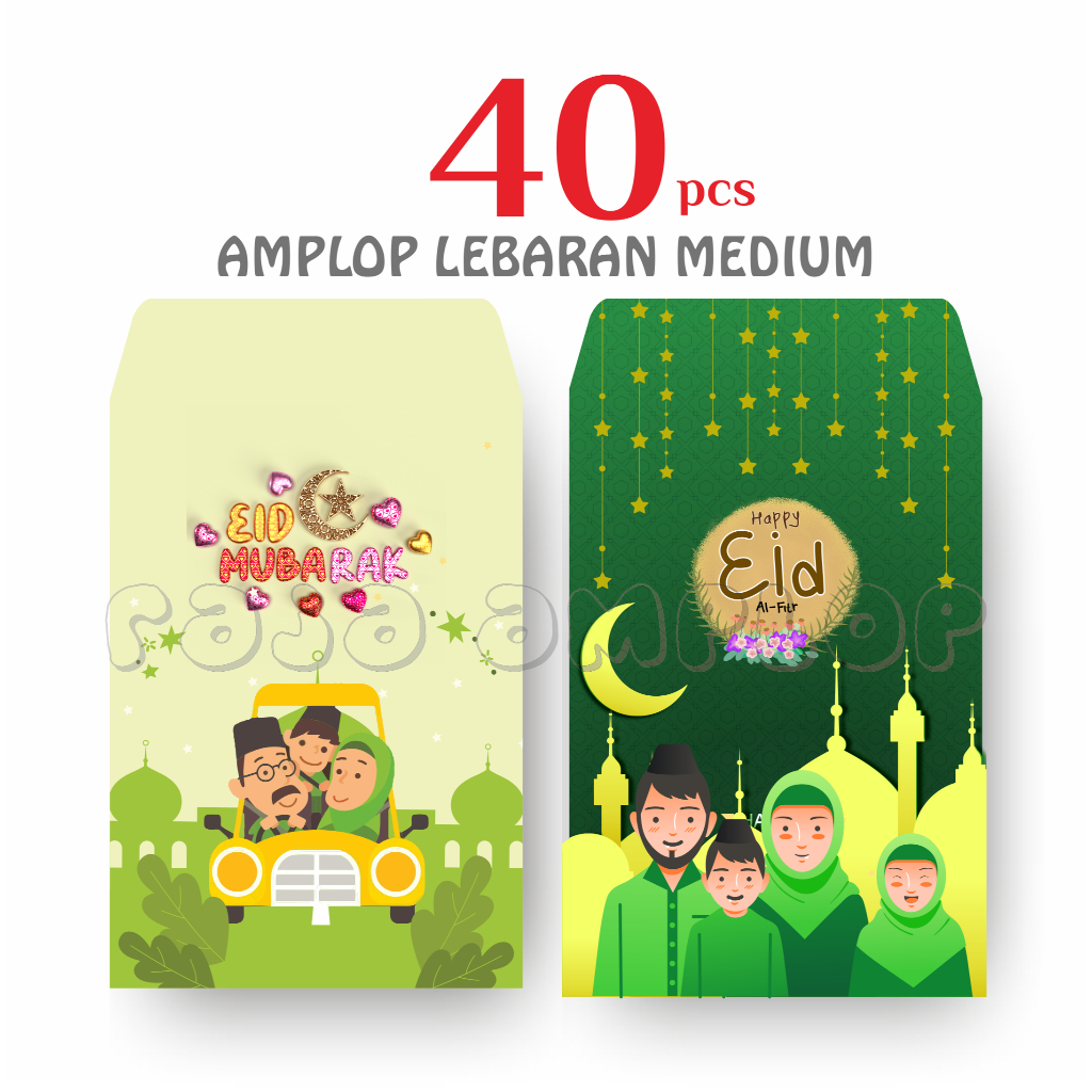Jual PRoMo! RAJAamplop (PAKET 40 lbr - 2 motif) - Angpao Lebaran Idul ...