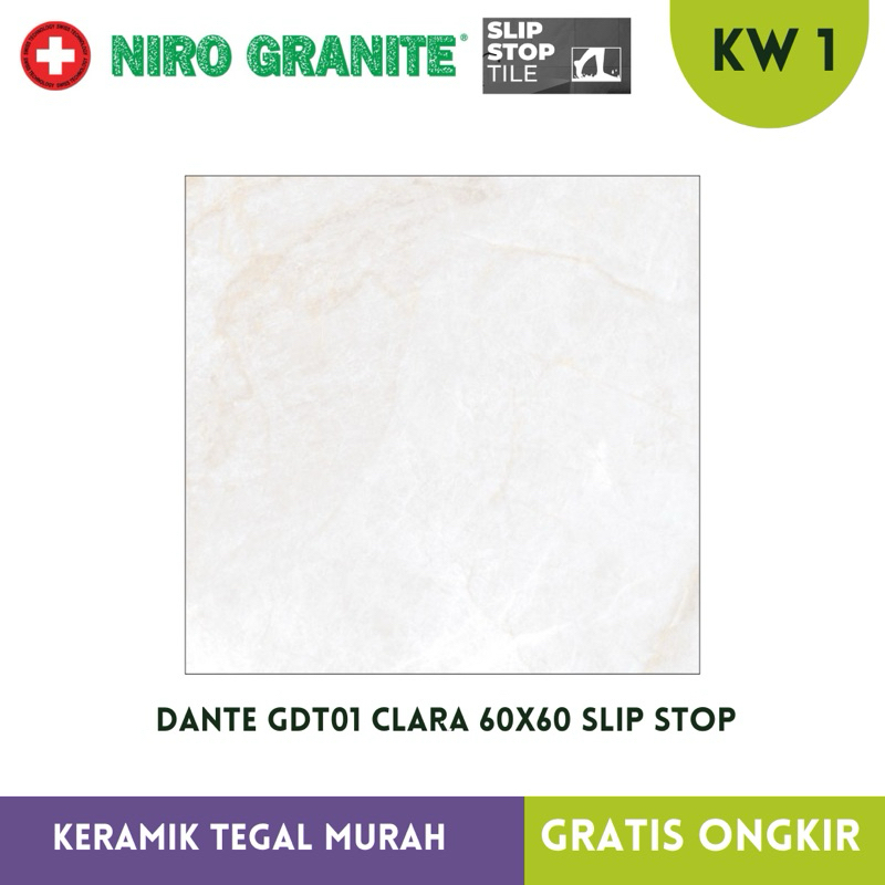 Jual TERBARU Granit Slip Stop Putih Niro 60x60 GDT01 Clara kw1 anti ...