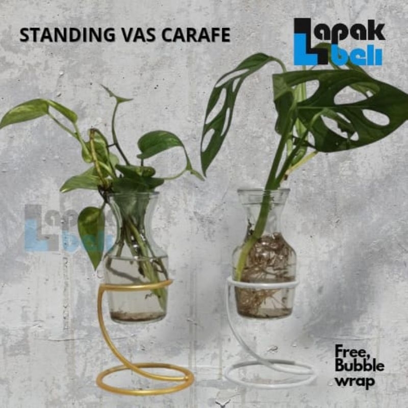 Jual STANDING VAS CARAFE / VAS DAN STANDING BESI | VAS ESTETIK| VAS ...