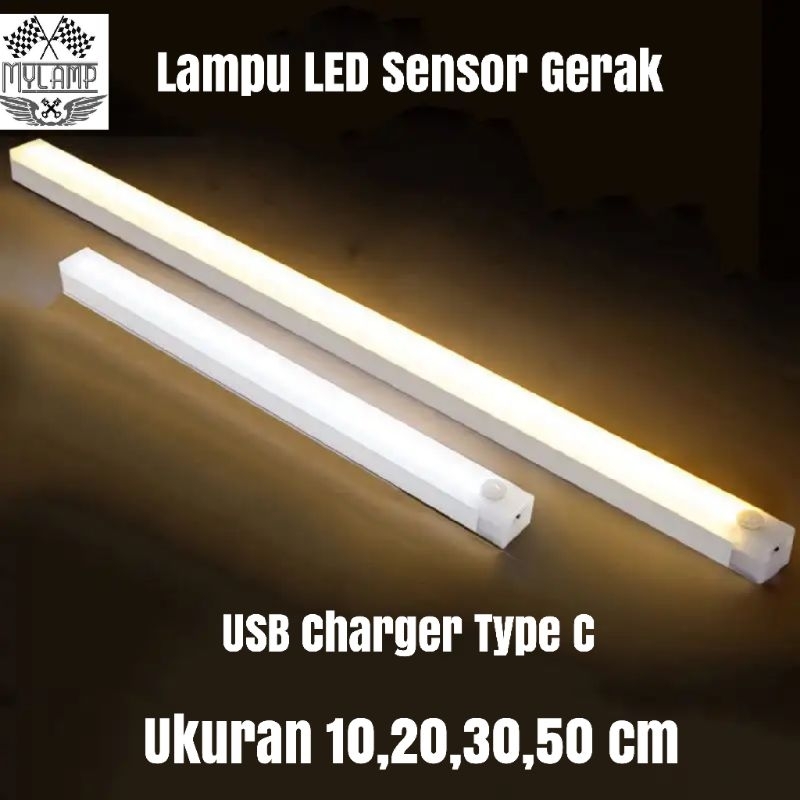 Jual Lampu LED Sensor Gerak Otomatis Serbaguna Motion Lamp Panjang ...