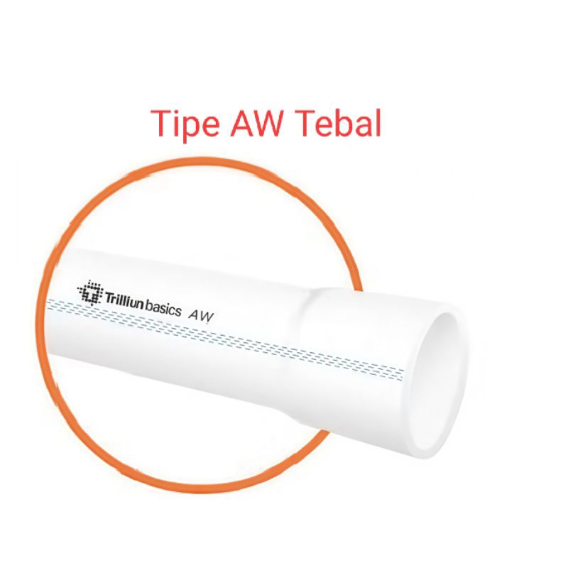 Jual Pipa Air PVC AW 1/2 Inch untuk Rumah Tangga | Shopee Indonesia