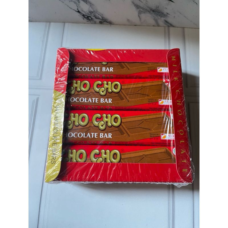 Jual CHO CHO CHOCOLATE BAR 1 BOX ISI 24 PCS | Shopee Indonesia