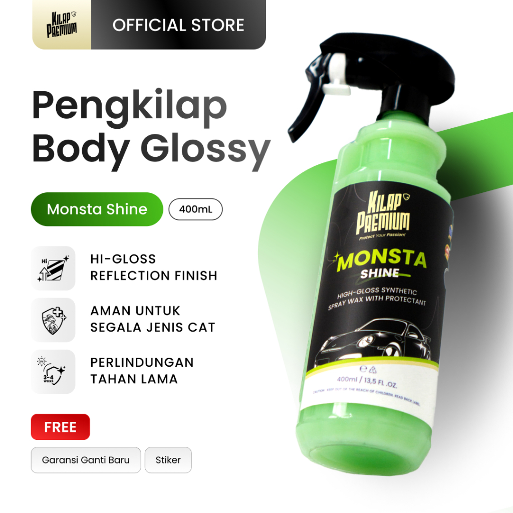 Jual Monsta Shine | Kilap Premium - Pengkilap Body Motor Mobil Helm ...
