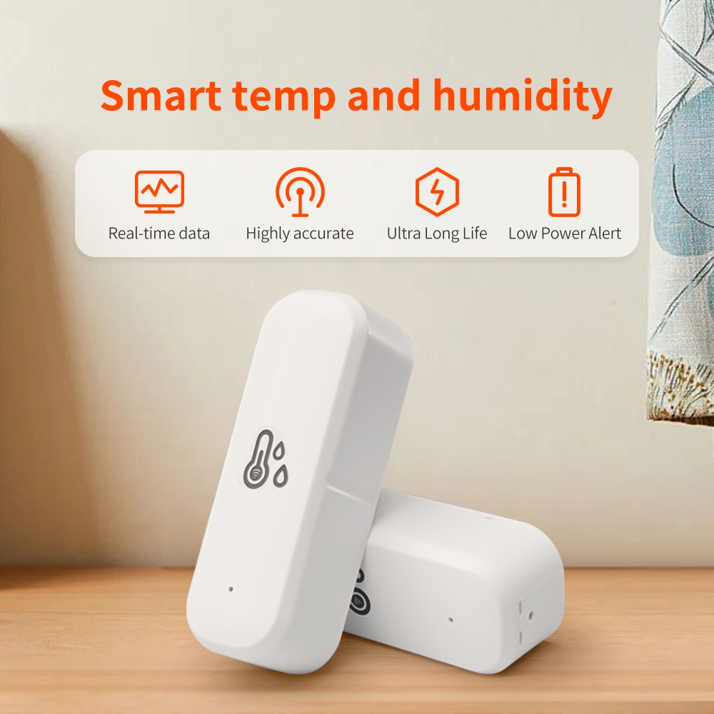 Jual Tuya WiFi Temperature and Humidity Sensor Indoor Humidity Sensor ...