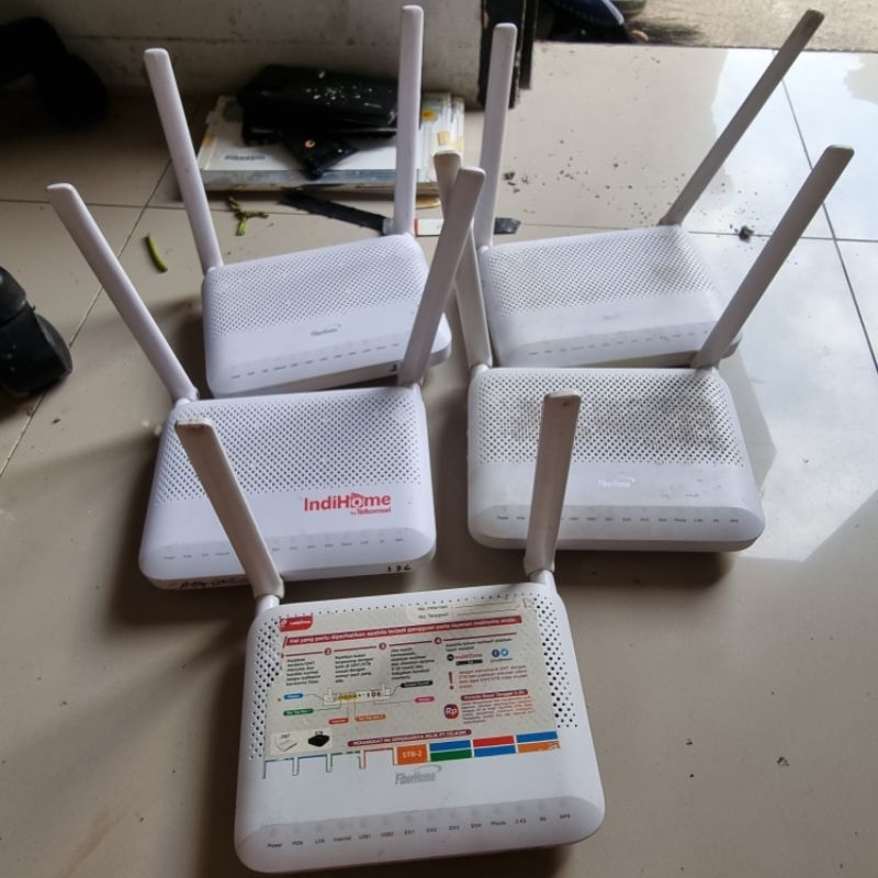 Jual router modem fiber home tipe HG1645D2 normal di jual tanpa adaptor ...