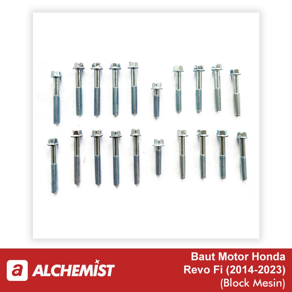 Jual Baut Block Mesin Revo FI / Baud Bak Mesin Kanan Kiri Honda Revo FI 1Set / Baut Baud Block ...