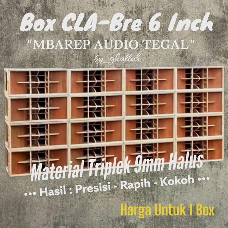 Jual Box CLA 6 Inch model BREWOG (Mentahan 9mm) | Shopee Indonesia