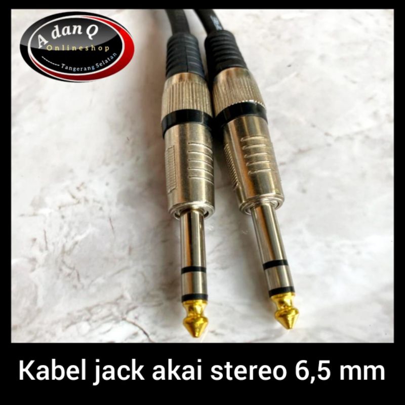Jual Kabel jack akai stereo trs 6,5 kabel japan standard panjang 6 sampai 10 meter | Shopee ...