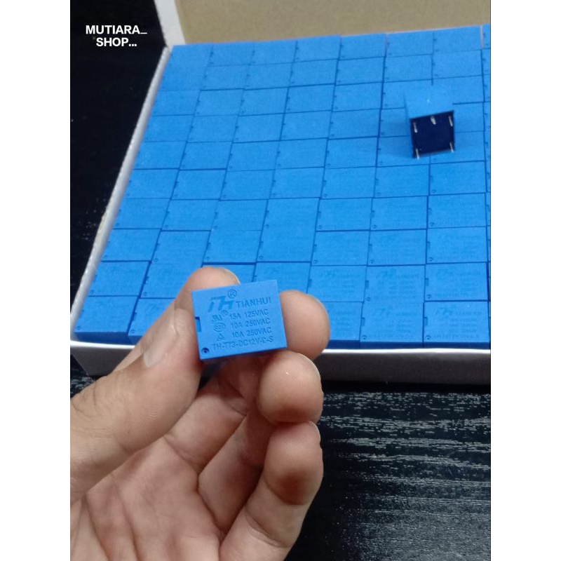 Jual Relay tianhui 12v 5pin 10A warna biru (isi 10 pcs) | Shopee Indonesia