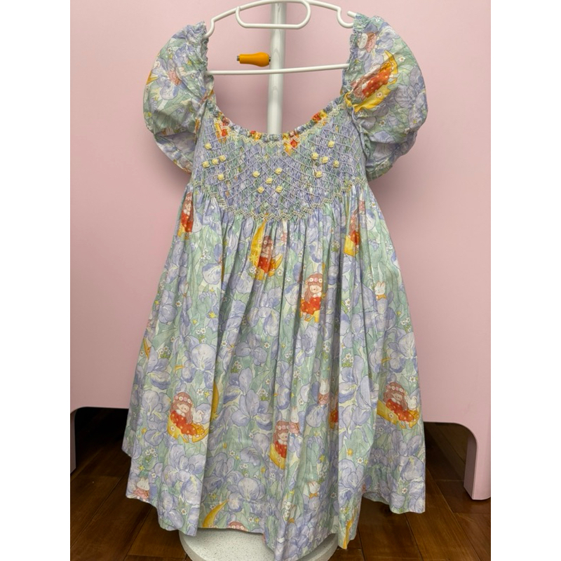 Jual Coppelia smocked dress baby blue | Shopee Indonesia